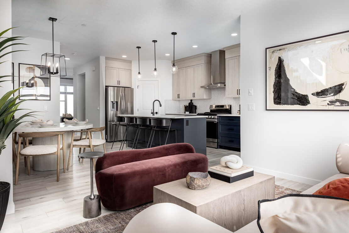 Show Home: Bellevue in Livingston, NW Calgary | Excel Homes