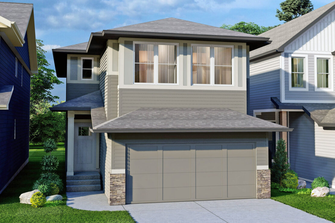 Aurora | Quick Possession Front Drive Garage Home | Keswick Landing, SW Edmonton | Excel Homes